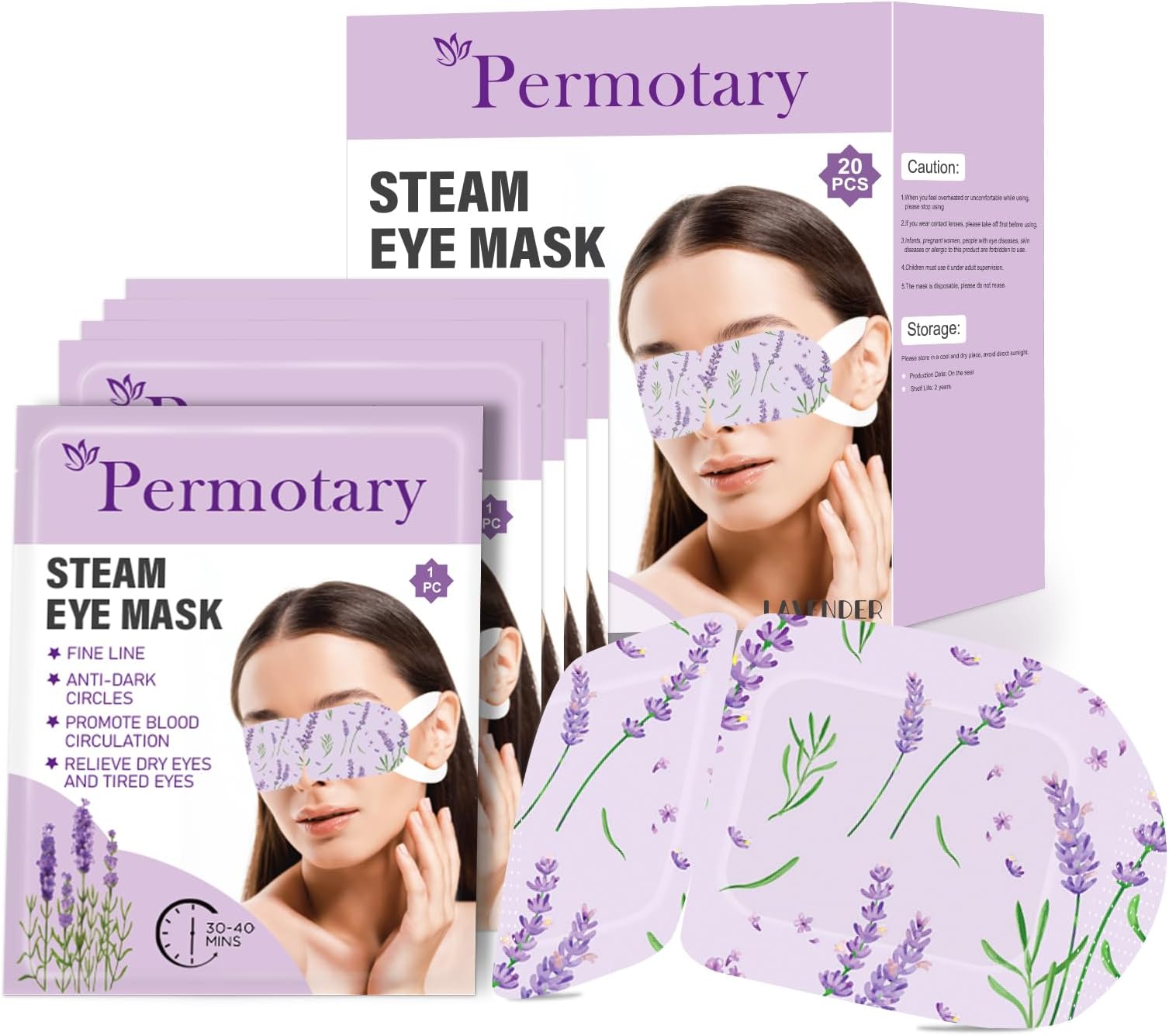 Amazon.com : FRSHMORN 16 Packs Steam Eye Mask, Heated Eye Mask for ...