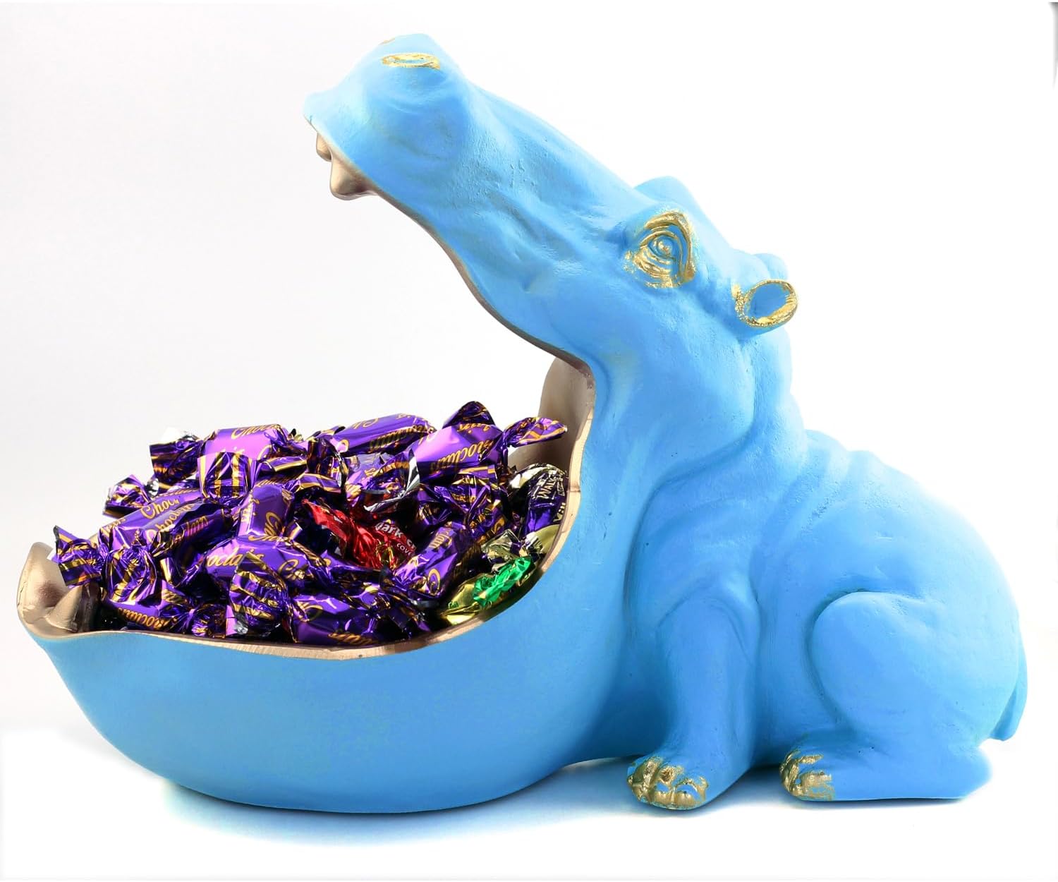 Amazon.com | UNHER Large Hippo Decorative Bowls Candy Dish & Key Bowl ...