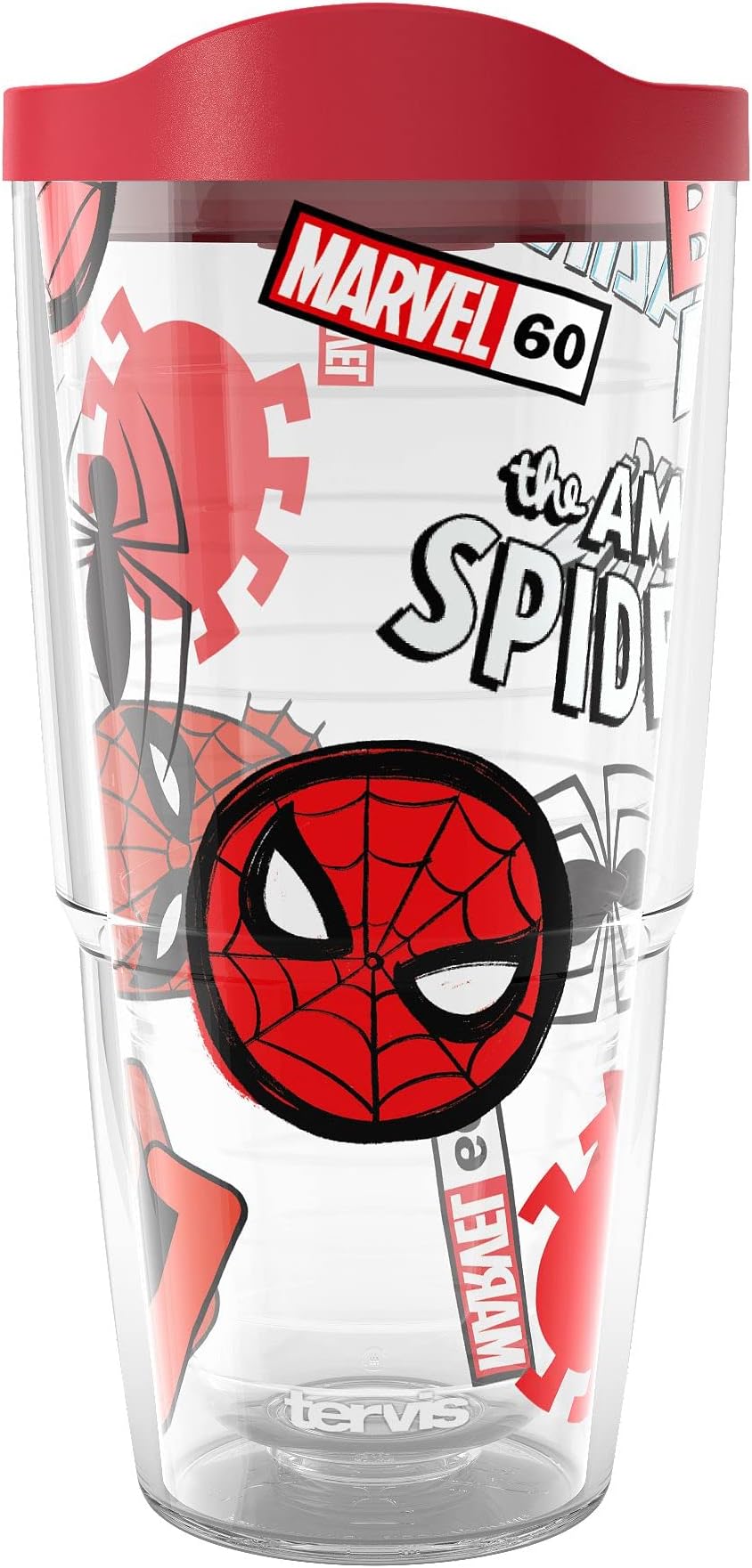 Amazon.com | Tervis Marvel Spider-Man Spidey Cluster Insulated Tumbler ...