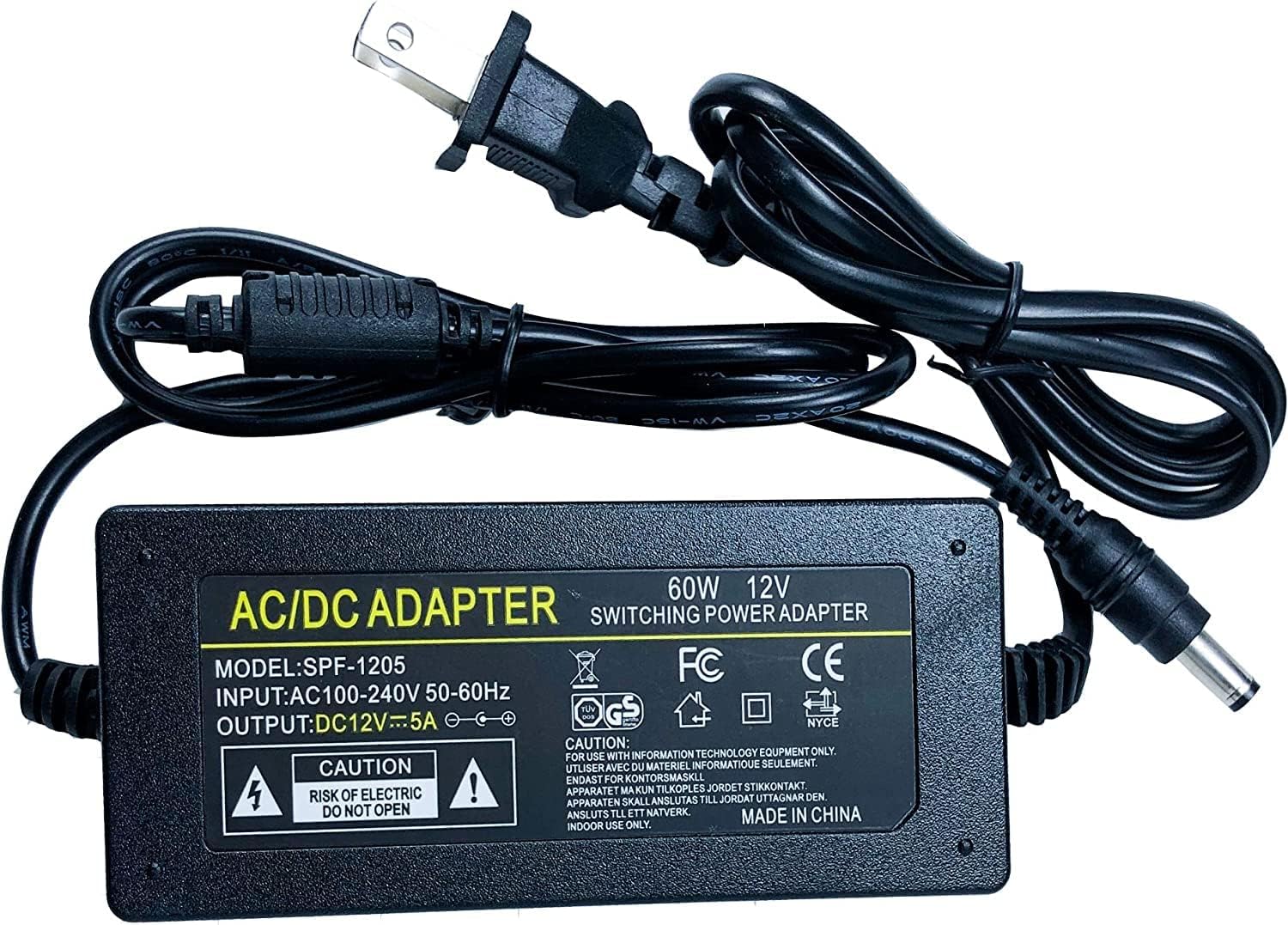 Amazon.com: Adapter Neon Sign DC Power Supply, LED Power Adapter 120V ...