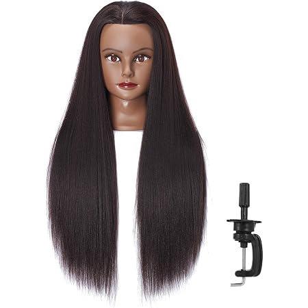 Amazon.com : Hairginkgo Mannequin Head 26"-28" Super Long Synthetic ...