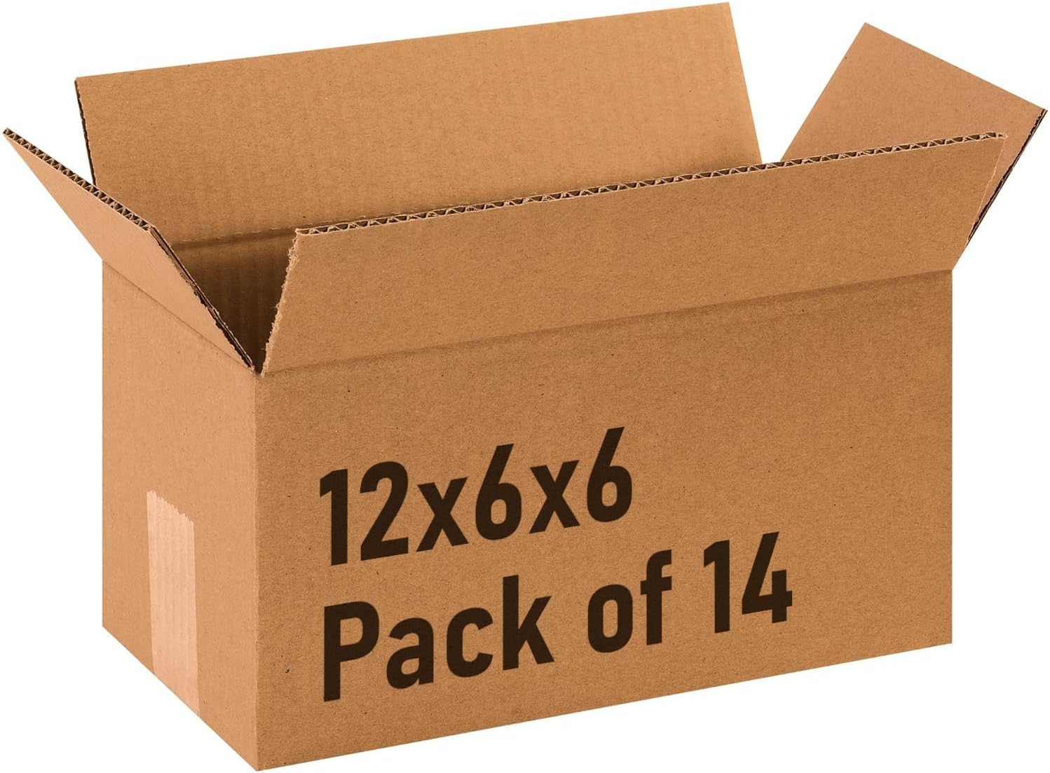 Amazon.com: 12x6x6 Shipping Box | Corrugated Cardboard Boxes, Long 12"L x 6"W x 6"H, Pack of 14 ...