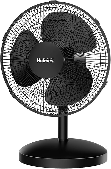 Amazon.com: HOLMES 12" Table Fan, 75° Oscillation, 3 Speeds, 15 ...