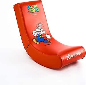 X-Rocker Mario Chaise de Jeu, Simili Cuir, Rouge, Junior : Amazon.fr ...