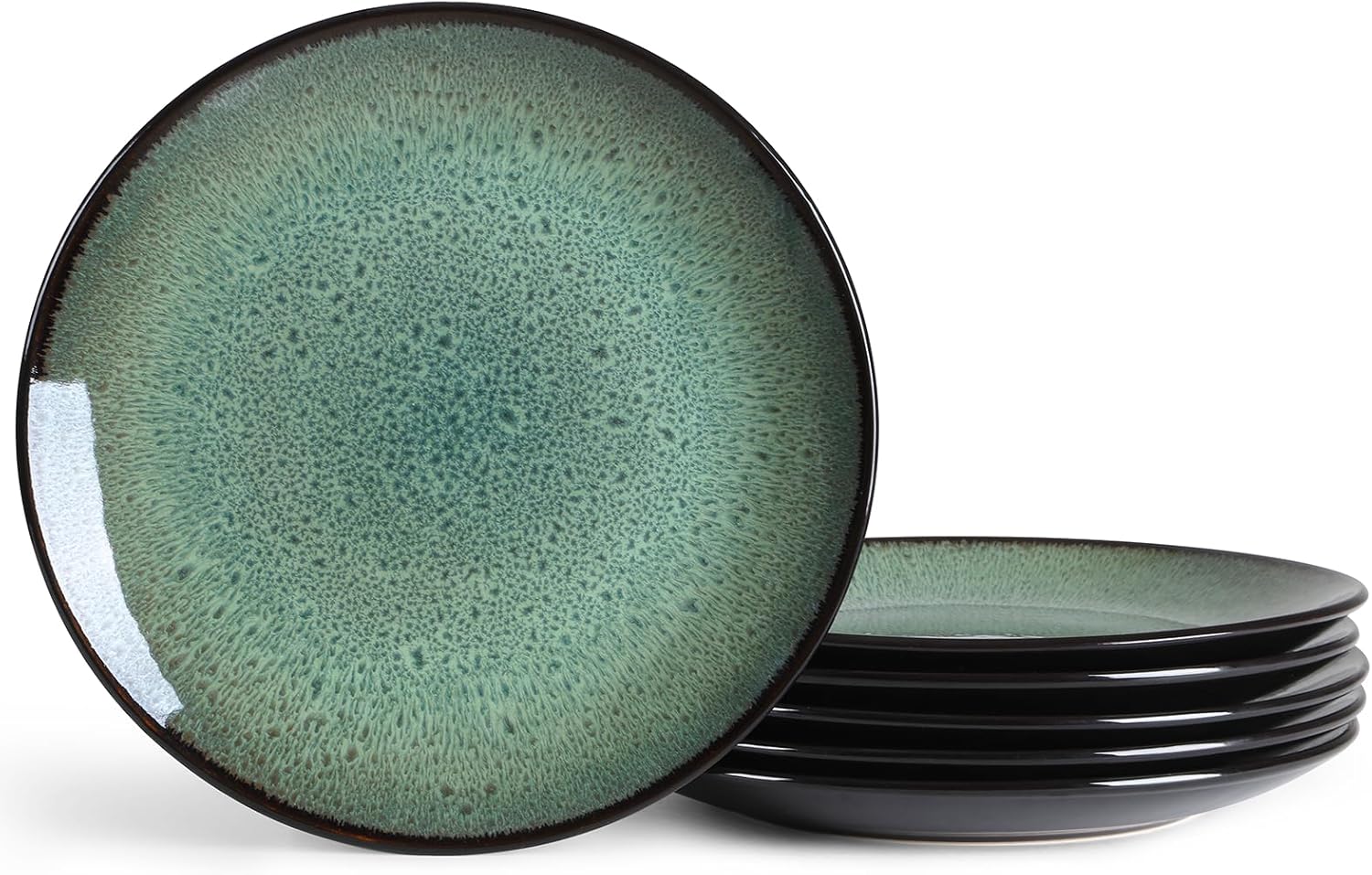 Amazon.com | Dinner Plates Set of 6, 10.6 Garden Sculpture Outdoor ...