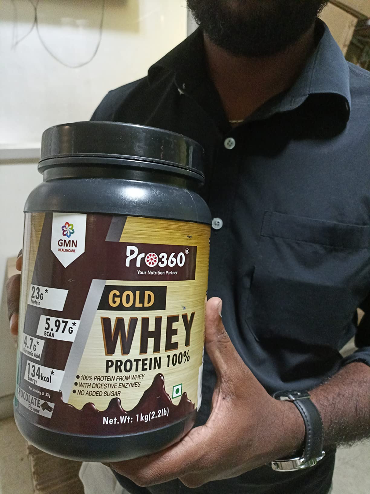Pro360 Gold Whey Protein - Chocolate - (100% Whey Protein with ...