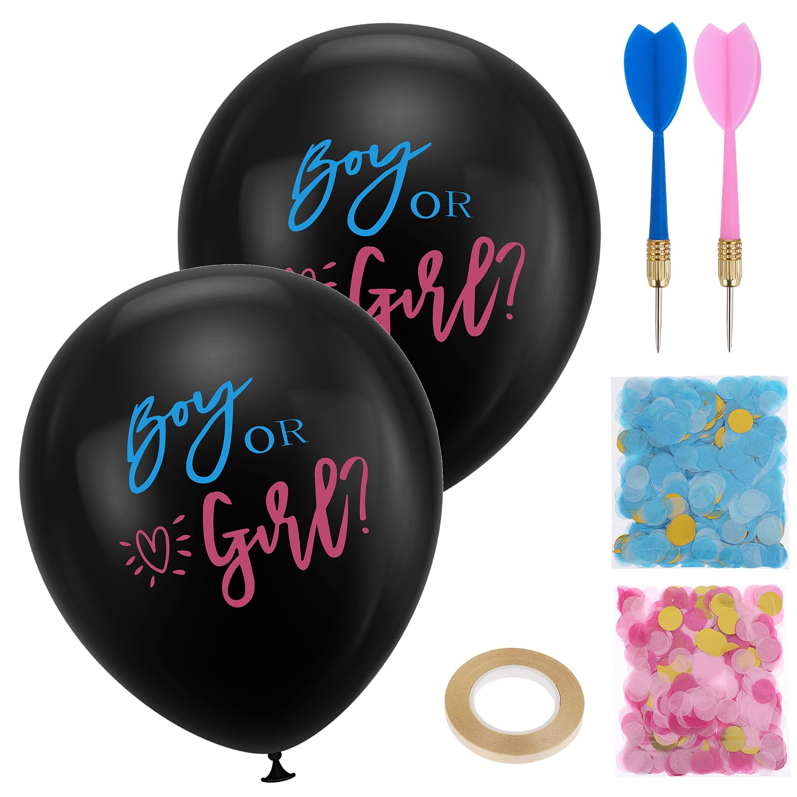 Amazon.com: Thickened Gender Reveal Balloon, 2pcs Gender Reveal ...