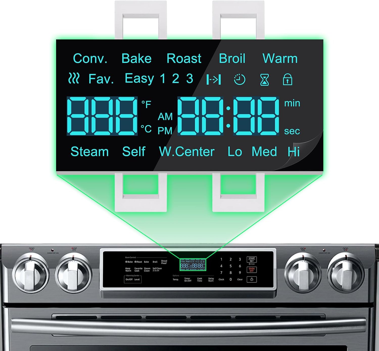 Amazon.com: DE07-00129A Led Display Board Compatible With Samsung Stove ...