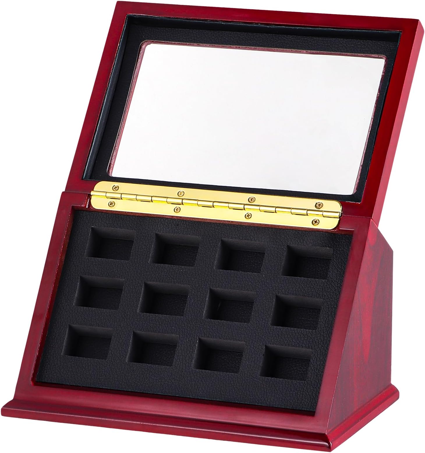 Amazon.com: Joyibay Championship Ring Wooden Display Case, 9-Slot ...