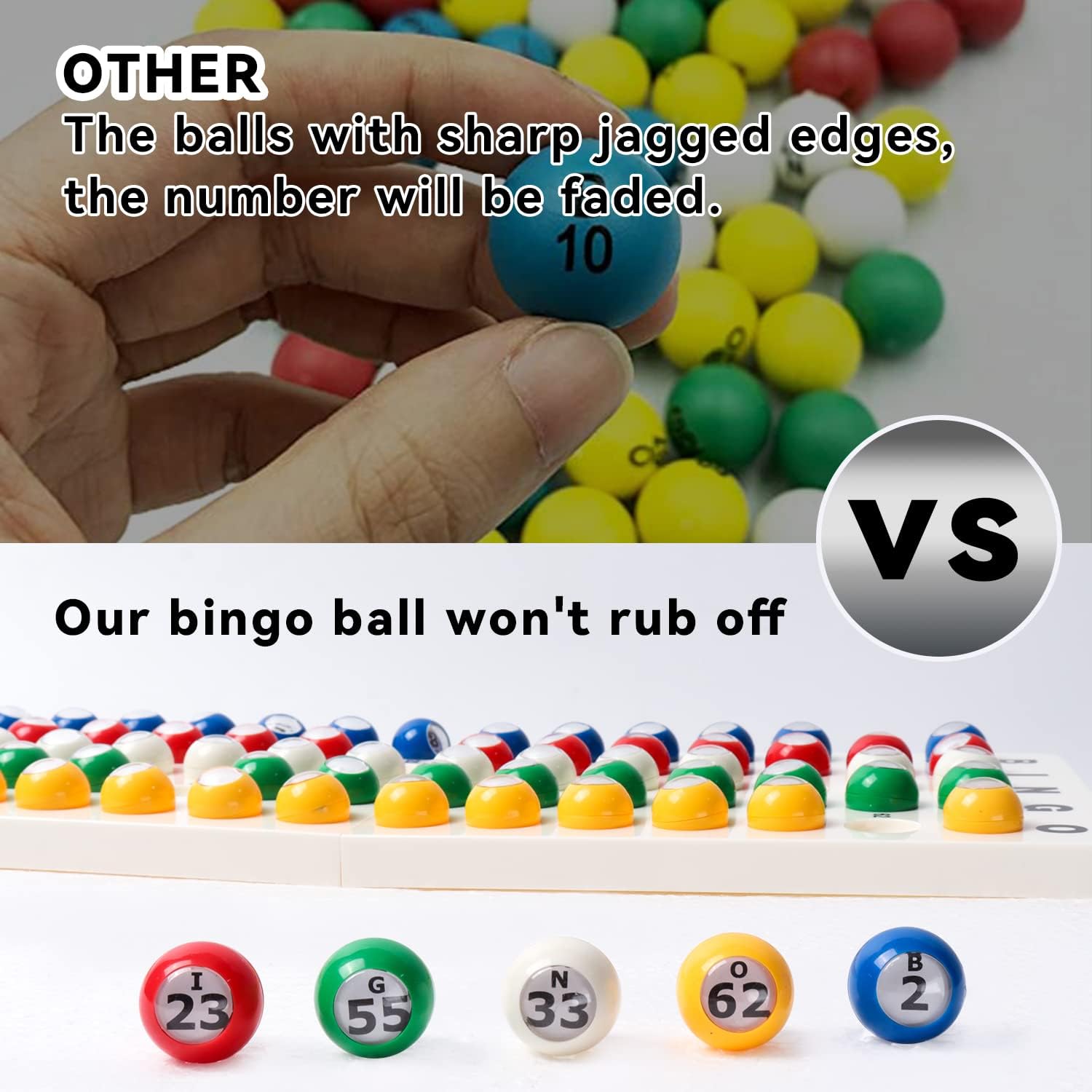 Buy GSE Bingo Game Master Board and 7/8-Inch Multi-Color Plastic Bingo ...