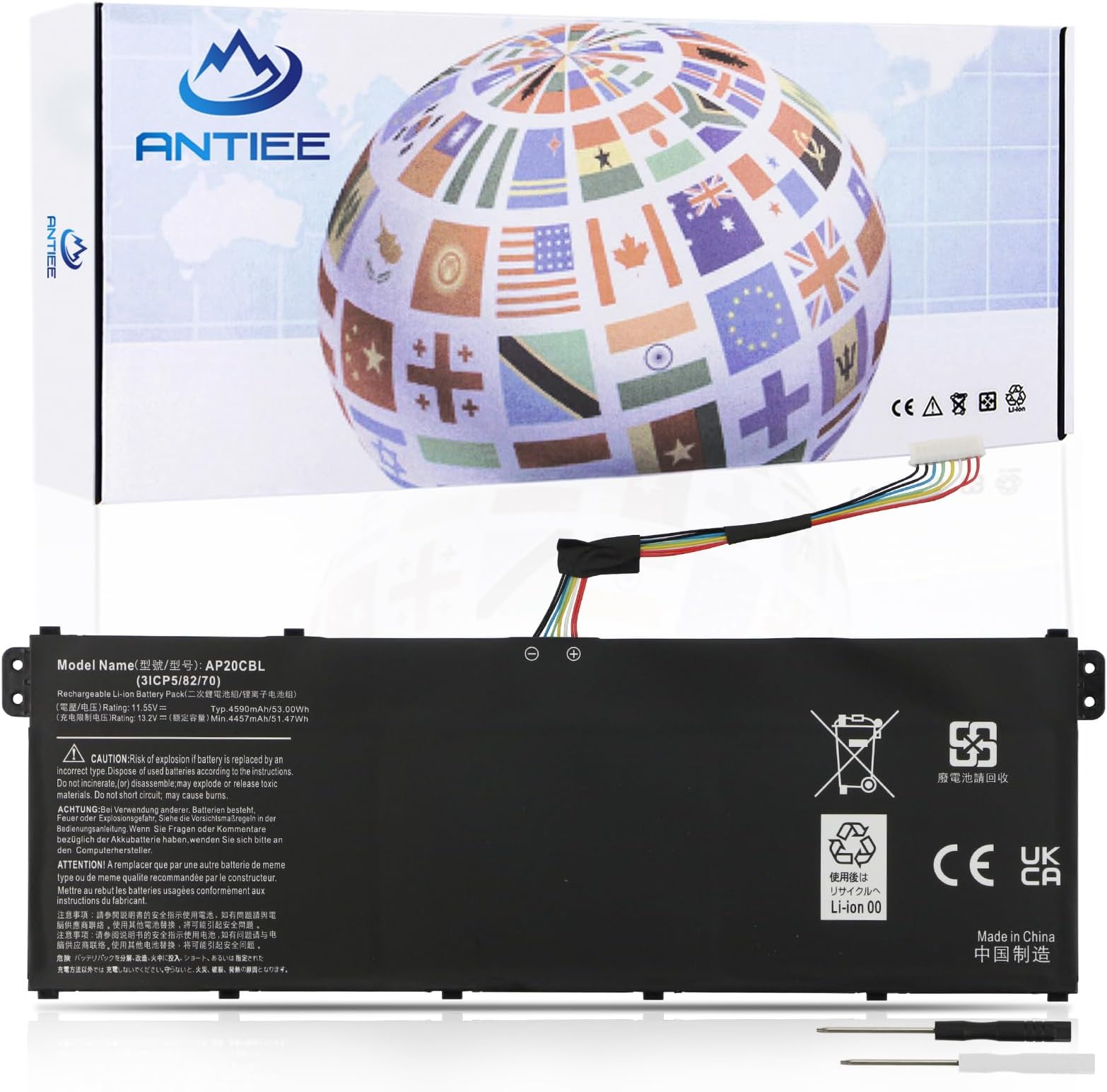 Amazon.com: JIAZIJIA AP20CBL Laptop Battery Replacement for Acer Swift ...