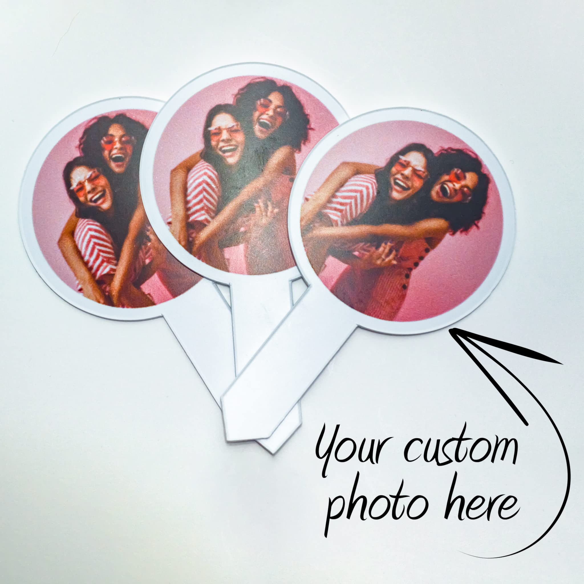 Personalized Mini Cupcake Picks Toppers Edible Photo Mini Cupcake