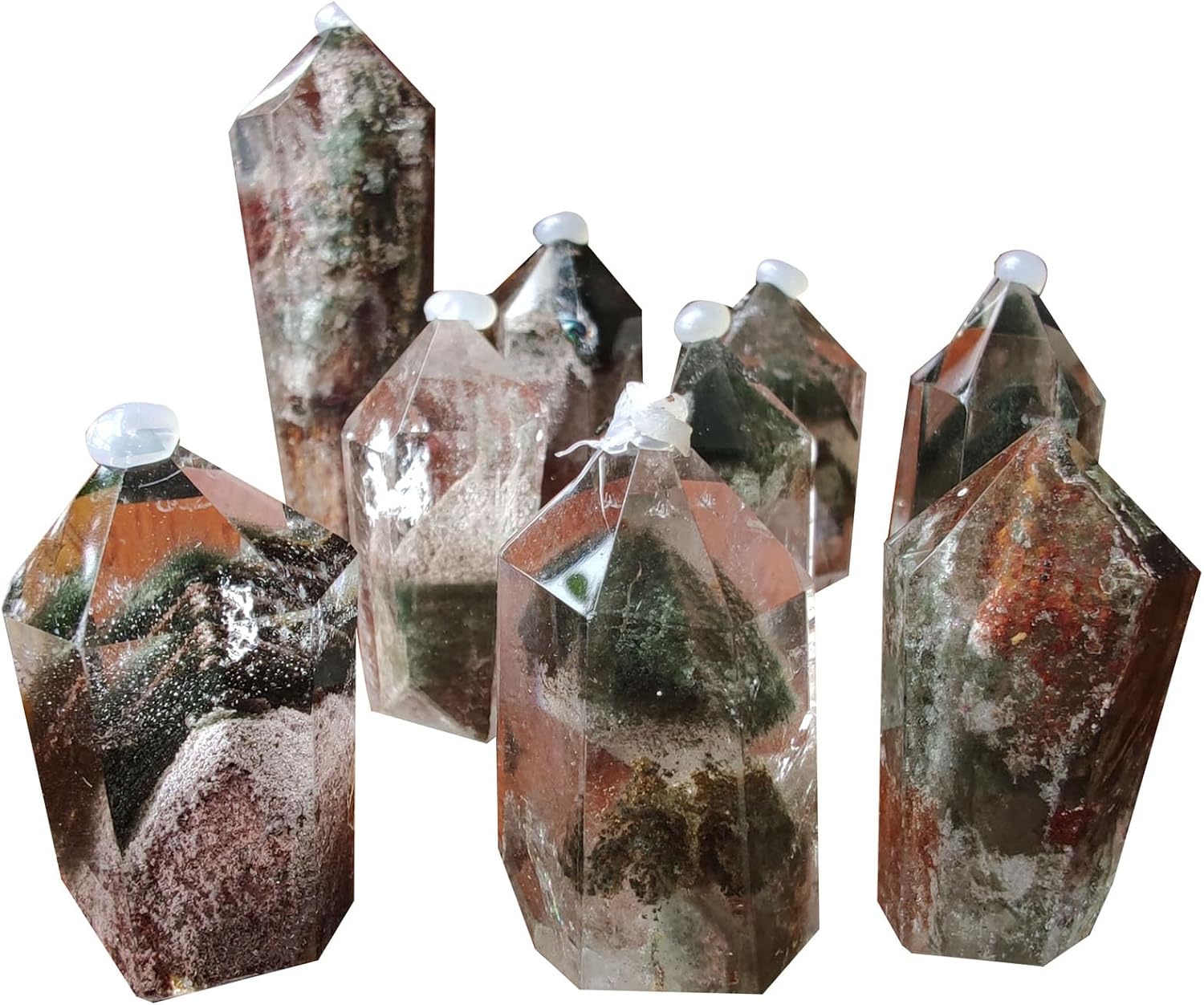 Amazon.com: Phantom Crystal Point Phantom Ghost Quartz Ghost Crystal ...