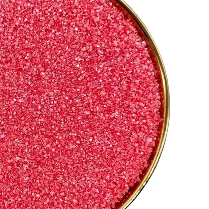 Snapklik.com : Red Sanding Sugar Edible Sugar Sprinkles For Cakes ...