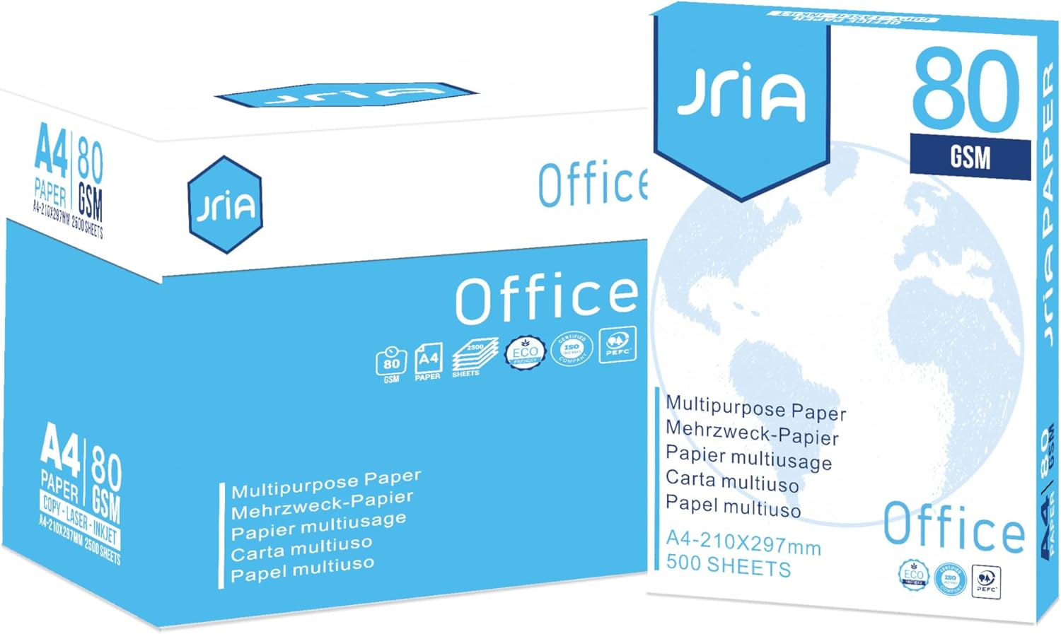 A4 White Printer Paper Home & Office A4 Multi-Purpose Copy Printer ...