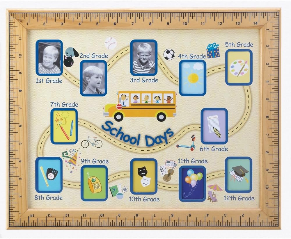 Amazon.com - Gifts & Decor School Days Wall Hanging Photo Frame ...