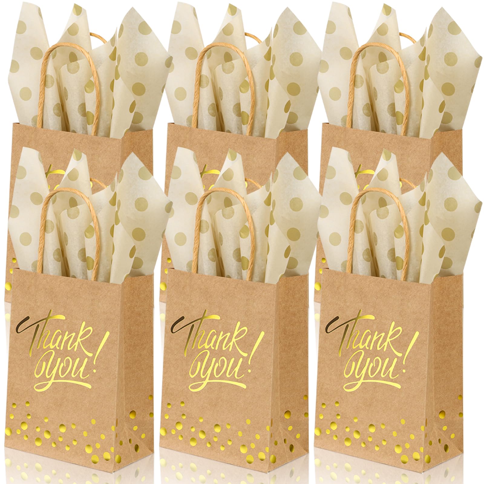 Amazon.com: EQOREIIN 25 Pack Small Gift Bags with Handles 6x4.5x2.5 ...