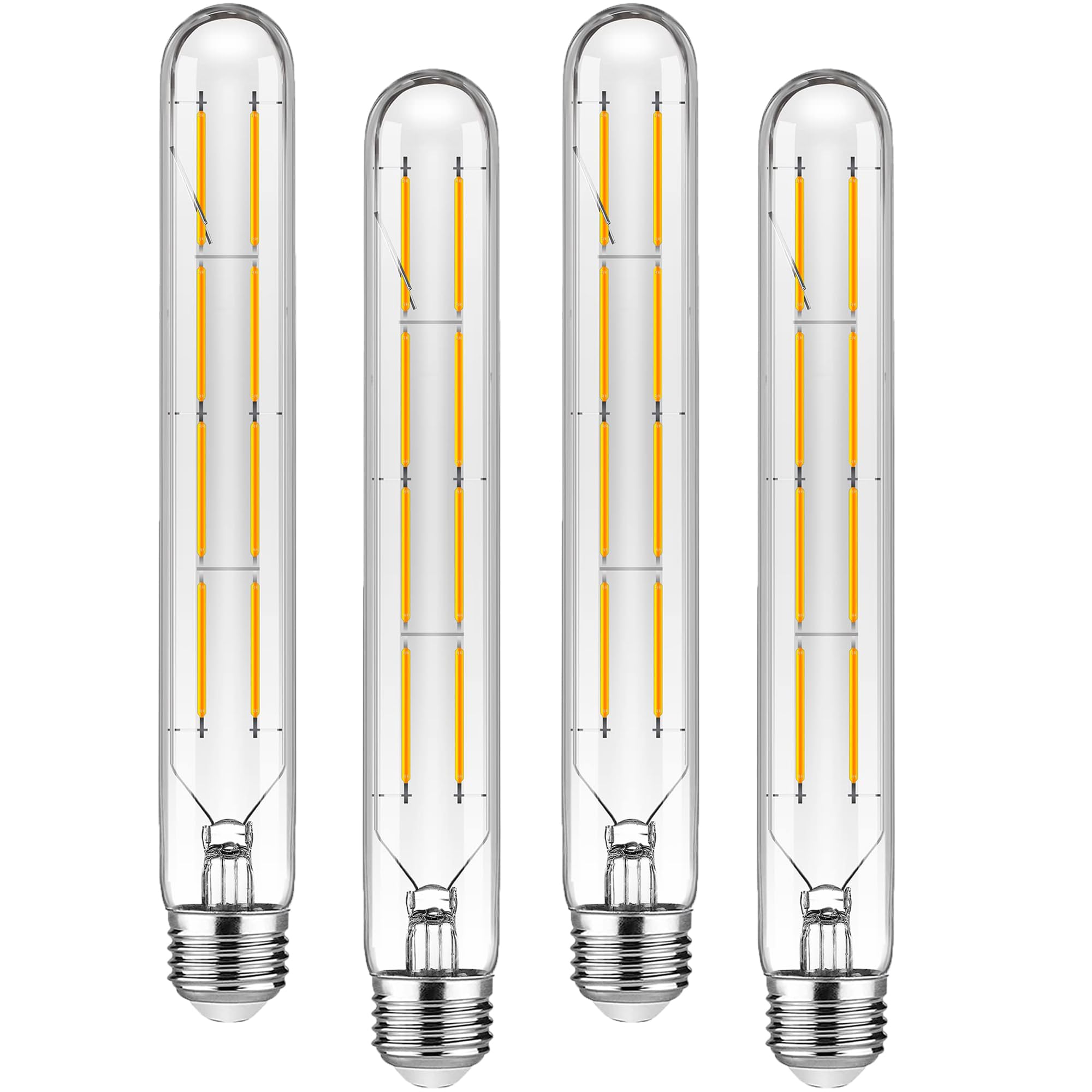 HOMOSUM LEOOLS T10 Led Long Bulbs,8W Dimmable Tubular Bulb,75 Watt ...