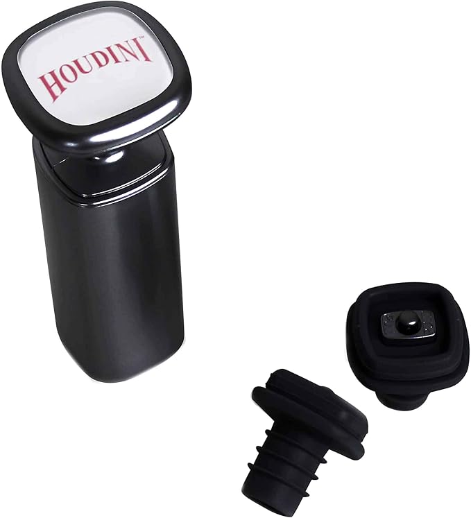 Amazon.com: Rabbit Houdini Wine Preserver with Set of 2 Vacuum Bottle ...