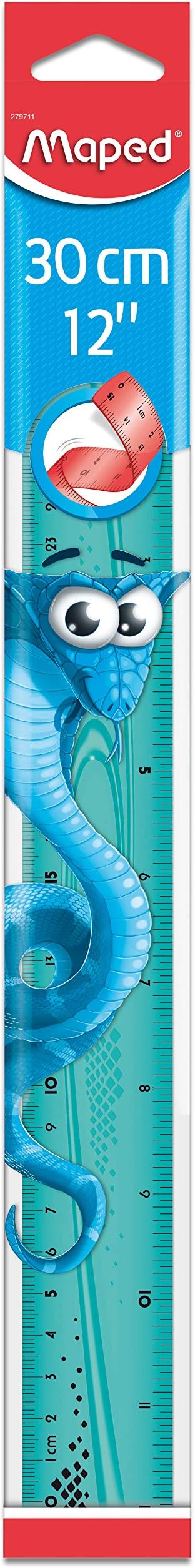 Amazon.com: Maped Twist'N Flex Ruler 12 Inch / 30cm, Assorted Colors ...