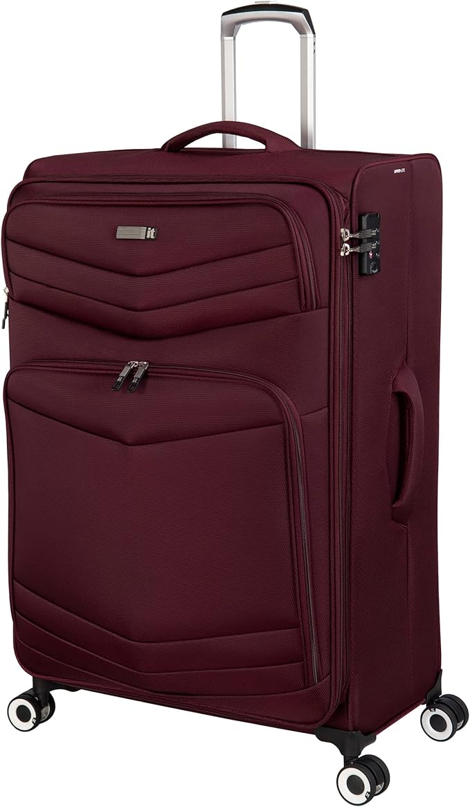 Amazon.com | it luggage Intrepid 32" Softside Checked 8 Wheel ...