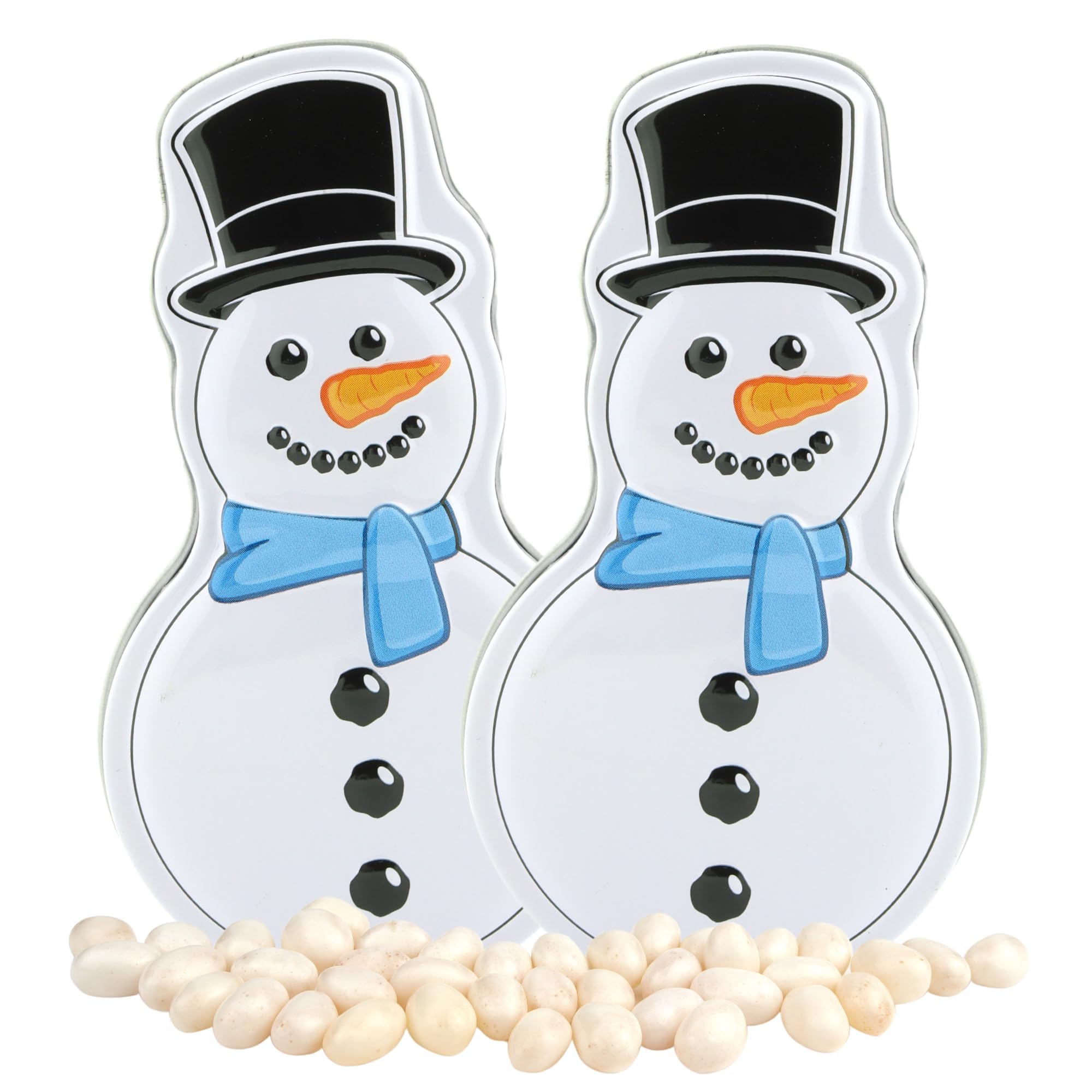 Amazon.com : Snowman Poop Candy Tin, Cherry Flavored Jelly Beans, Funny ...