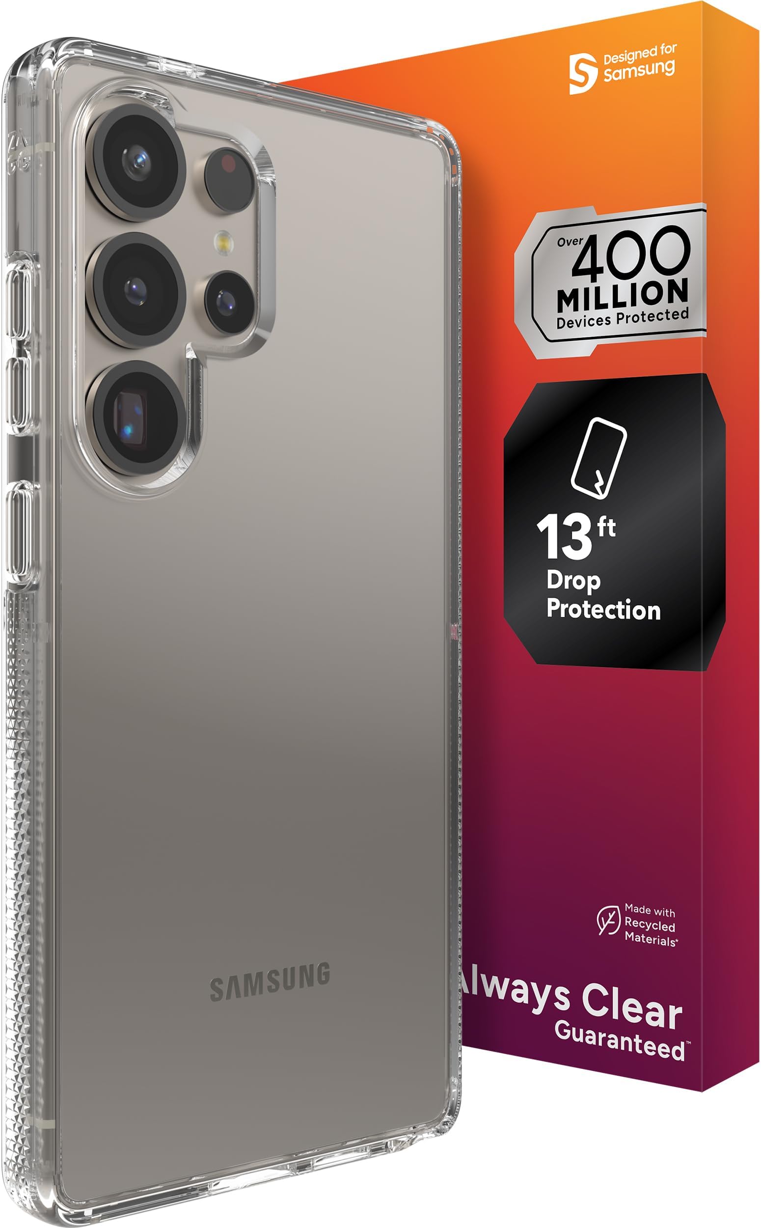 Amazon.com: ZAGG Santa Cruz Samsung Galaxy S25 Ultra Case - Slim, 13ft ...