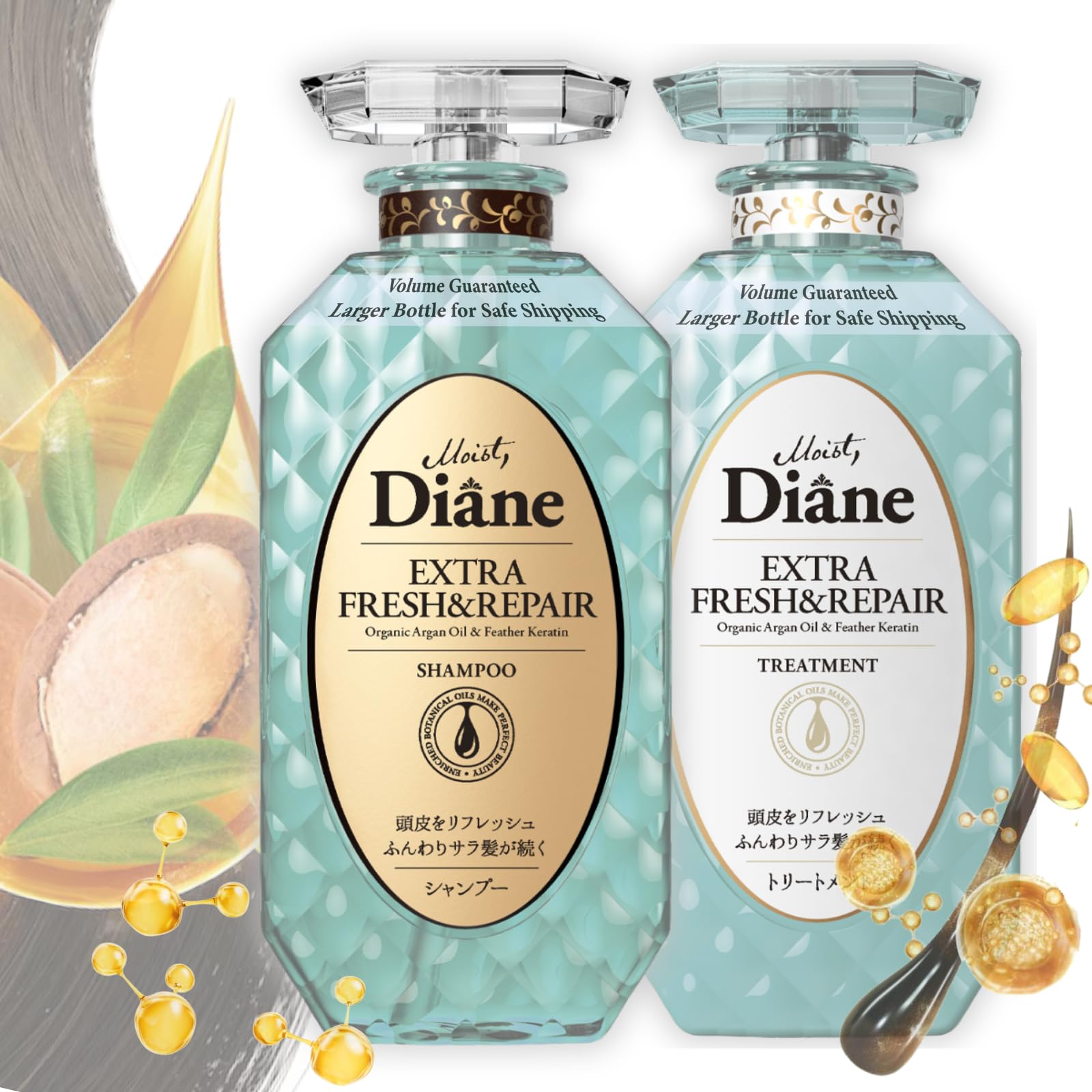 Amazon.com : Moist Diane Hair Shampoo and Conditioner Set for Women ...