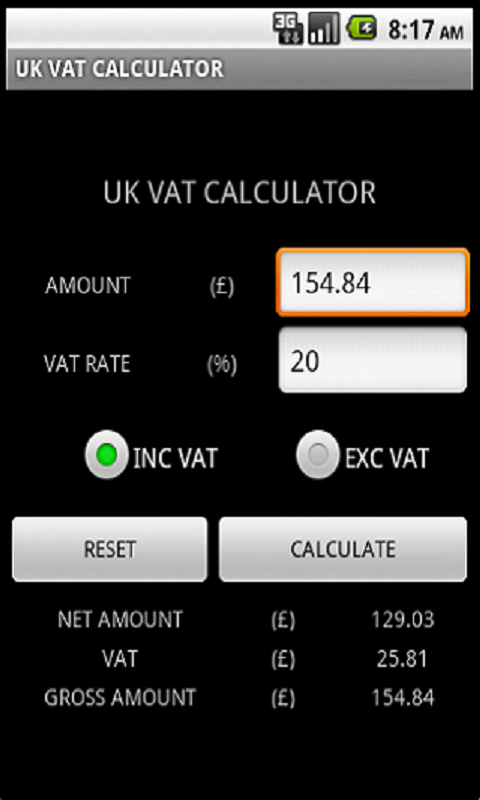 VAT CALCULATOR - App on Amazon Appstore