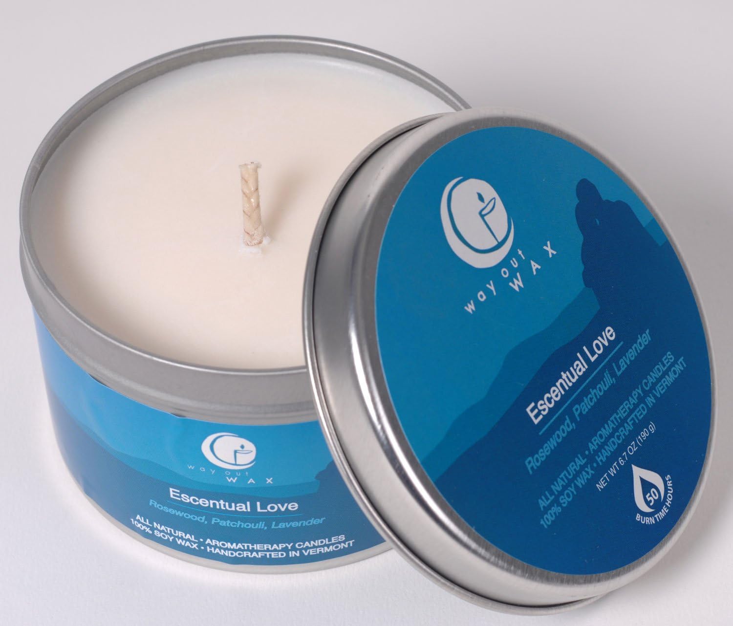 Amazon.com: Escentual Love Blend Pure Soy Wax Aromatherapy Candle 6.7 ...