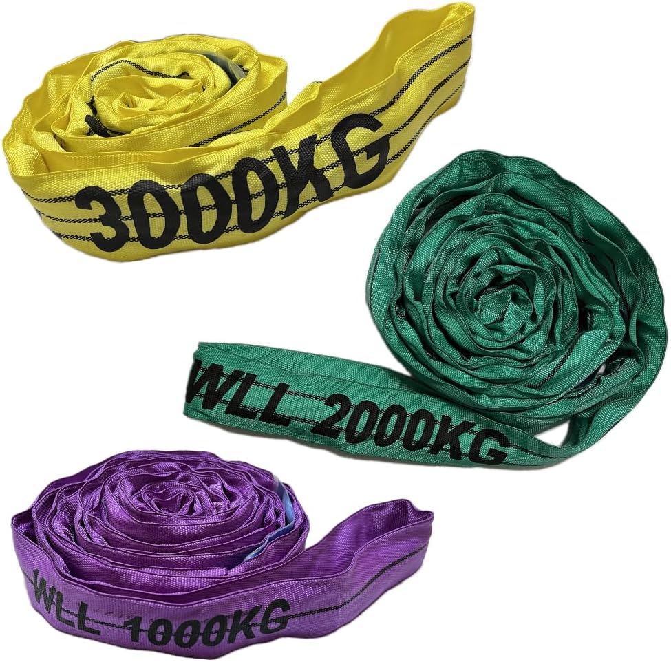 Lifting Round Sling Polyester Endless Lifting Strap 1 Ton to 3 Ton ...