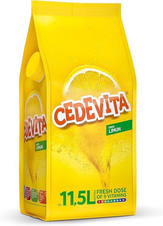Cedevita Lemon Flavored Instant Drink – Contains 9 Vitamins to Quickly ...