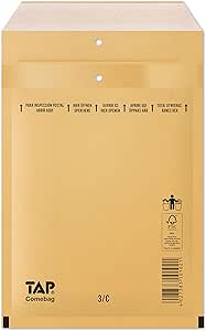 Tap 81010200 Size C/0 Bubble Padded Envelopes Comebag, Type C13 – Brown ...