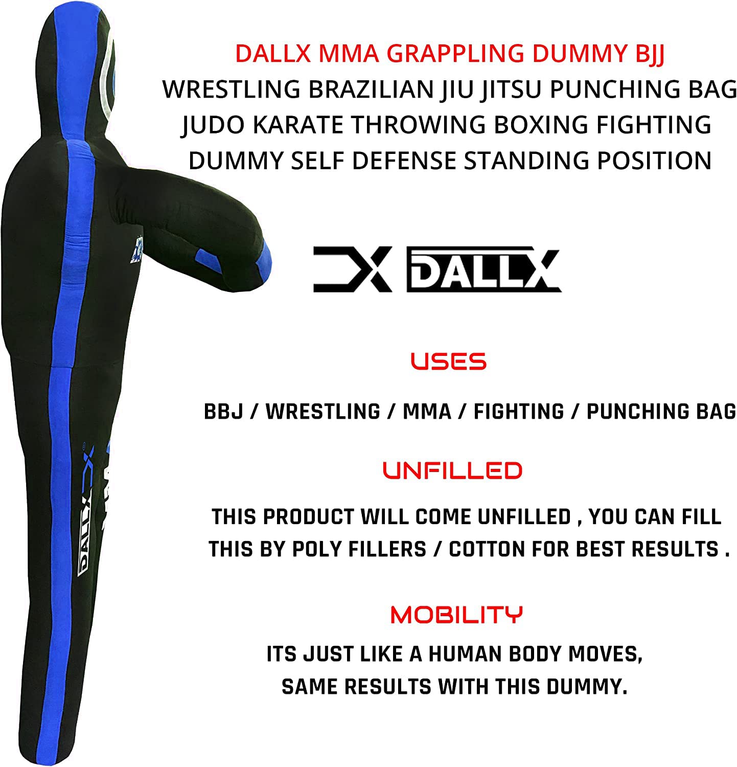 Snapklik.com : DALLX MMA Grappling Dummy BBJ Wrestling Brazilian Jiu ...