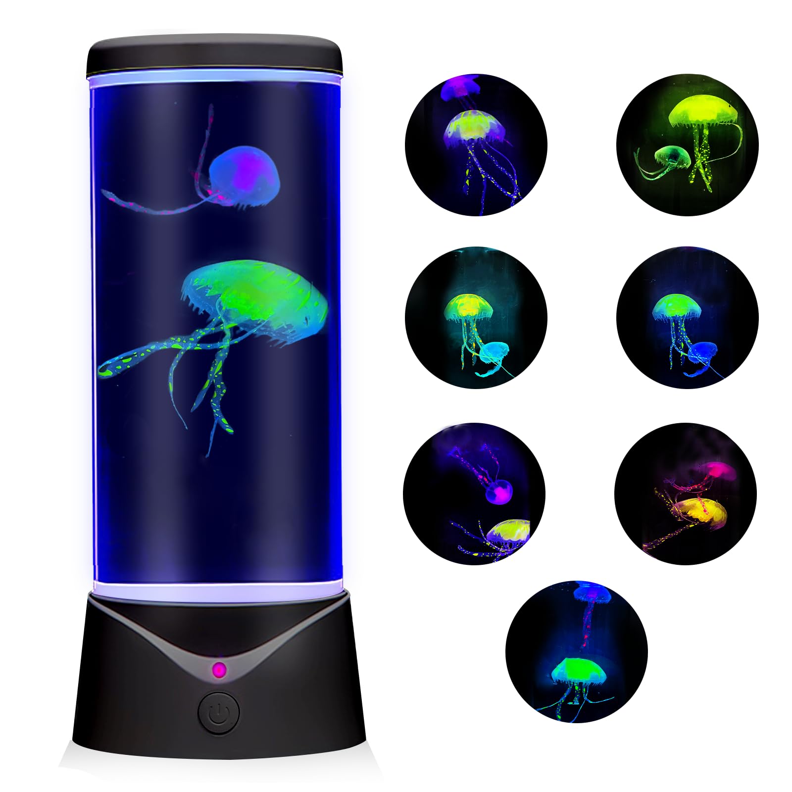 Suvabe Jellyfish Lamp LED Nlight Light with 7 Color Changing Mood Lamp ...