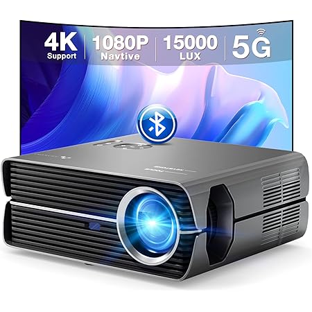 Amazon.com: Native 1080P WiFi Bluetooth Projector, VISOUD 9500L with ...