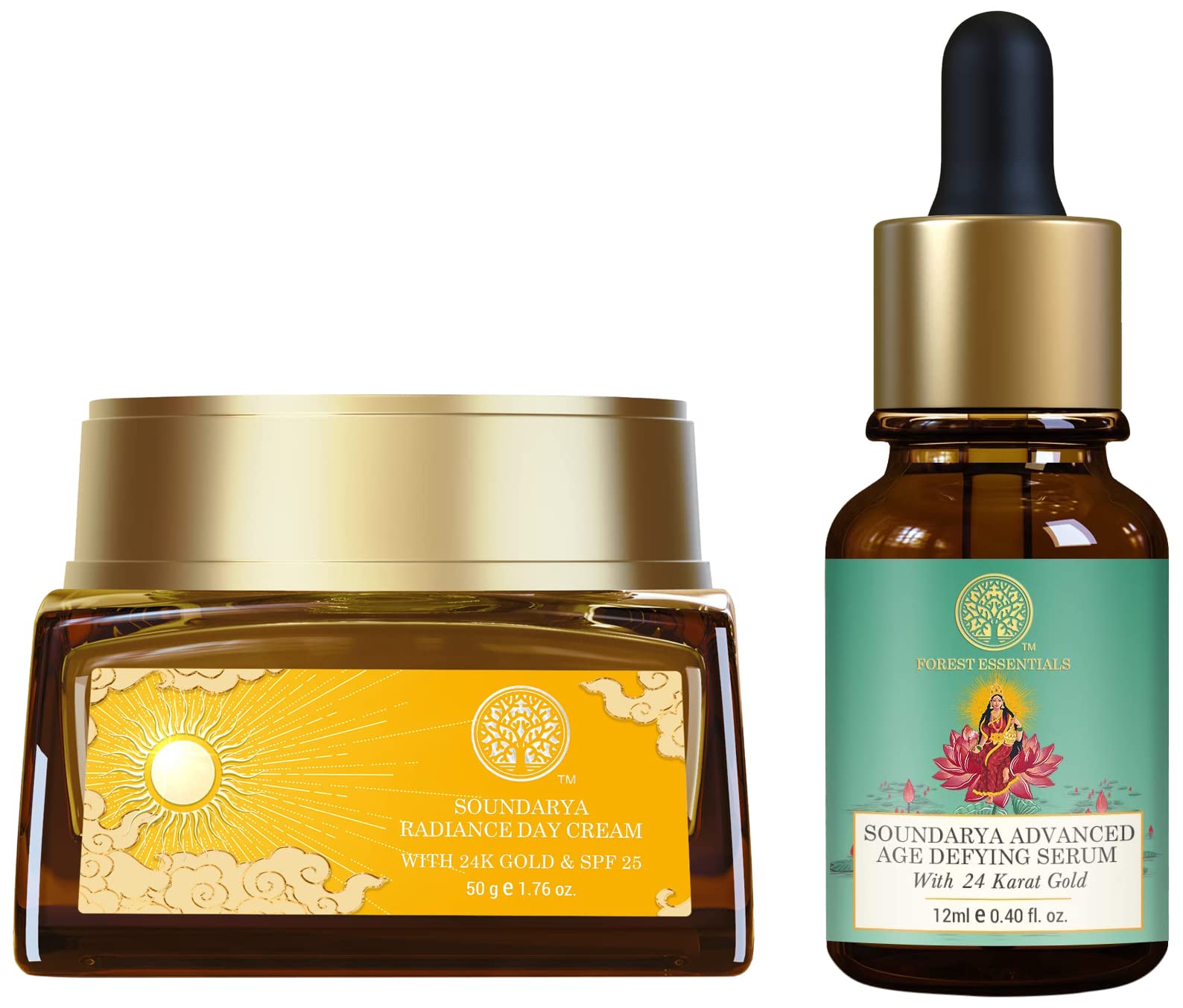 Forest Essentials Soundarya Radiance Cream With 24K Gold & SPF 25 ...