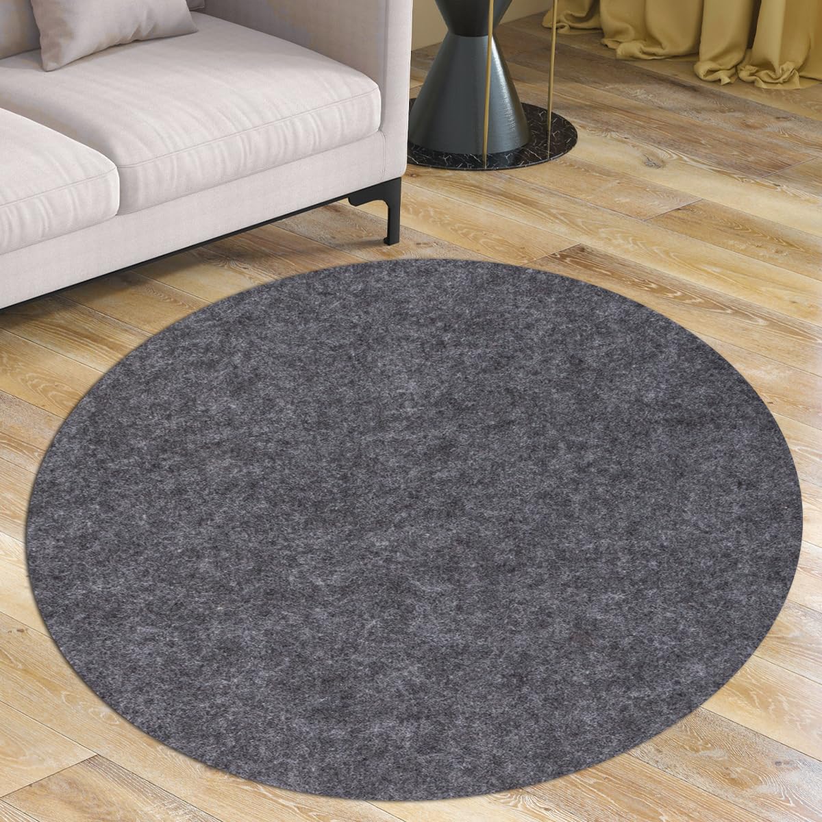 Amazon.com: Waterproof Rug Pad Round 5-Foot Waterproof Non-Slip Rug Pad ...