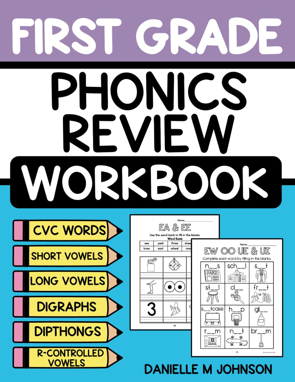 Buy First Grade Phonics Review Workbook: Summer Workbook to Review ...
