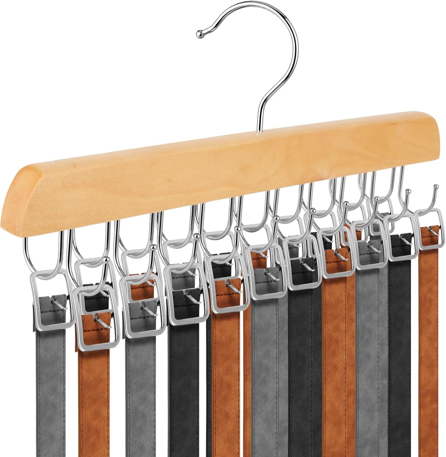 Amazon.com: LMOMSS Belt Hanger for Closet,Belt Rack Organizer with 20 ...