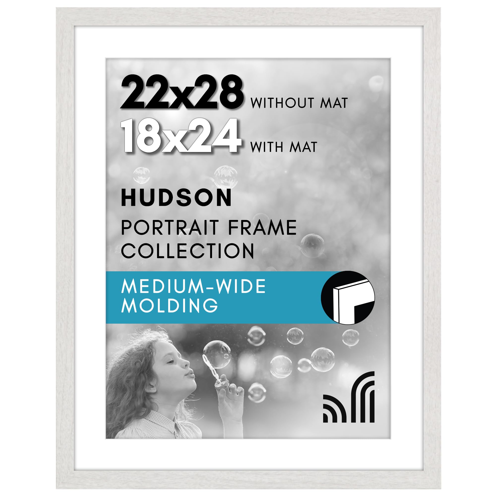 Amazon.com - Americanflat 22x28 Poster Frame with Polished Plexiglass ...