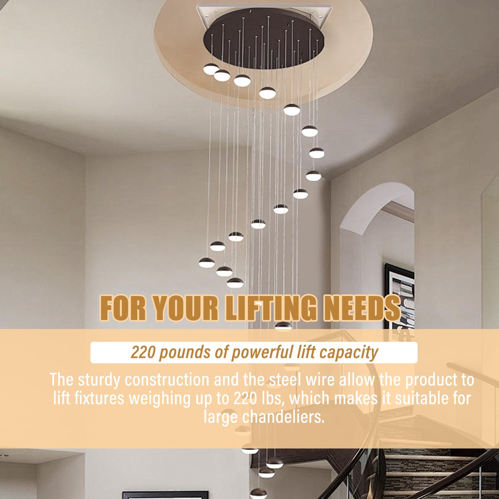 Chandelier Lowering System Lindsey Adelman's Drop Lighting System