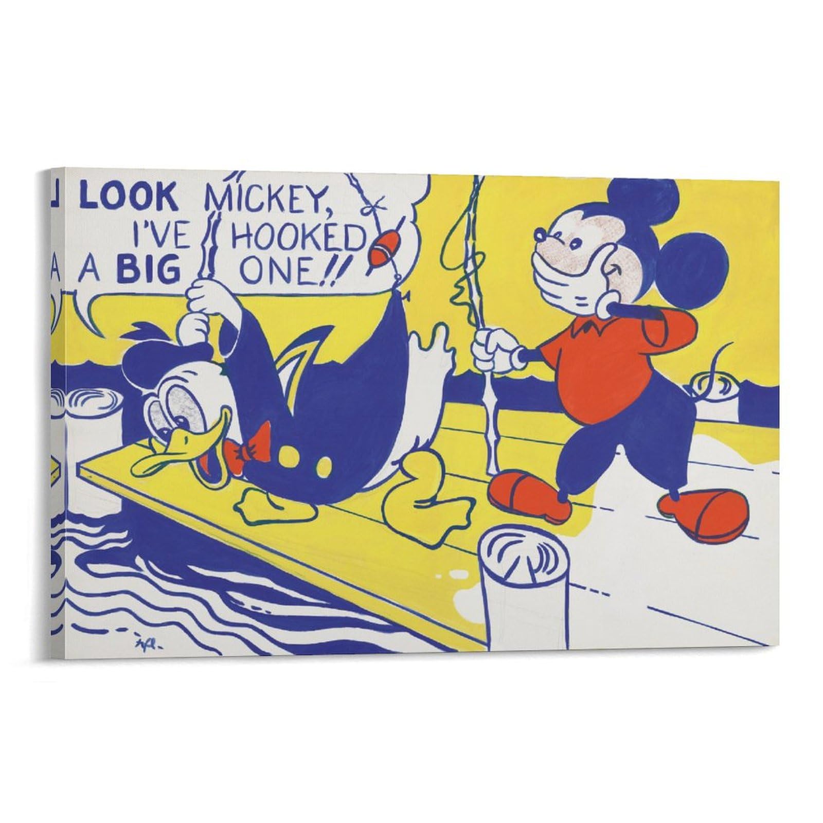 Roy Lichtenstein Mickey Mouse And Donald Duck