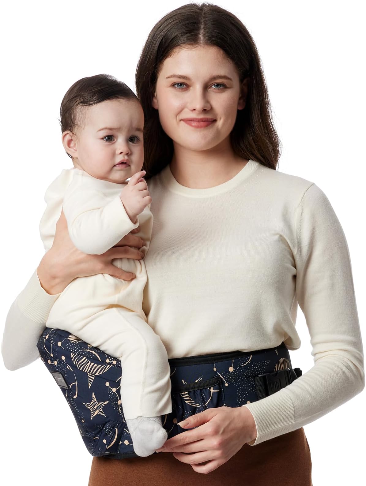 Amazon.com: Momcozy Hip Seat Baby Carrier - Adjustable Waistband with ...