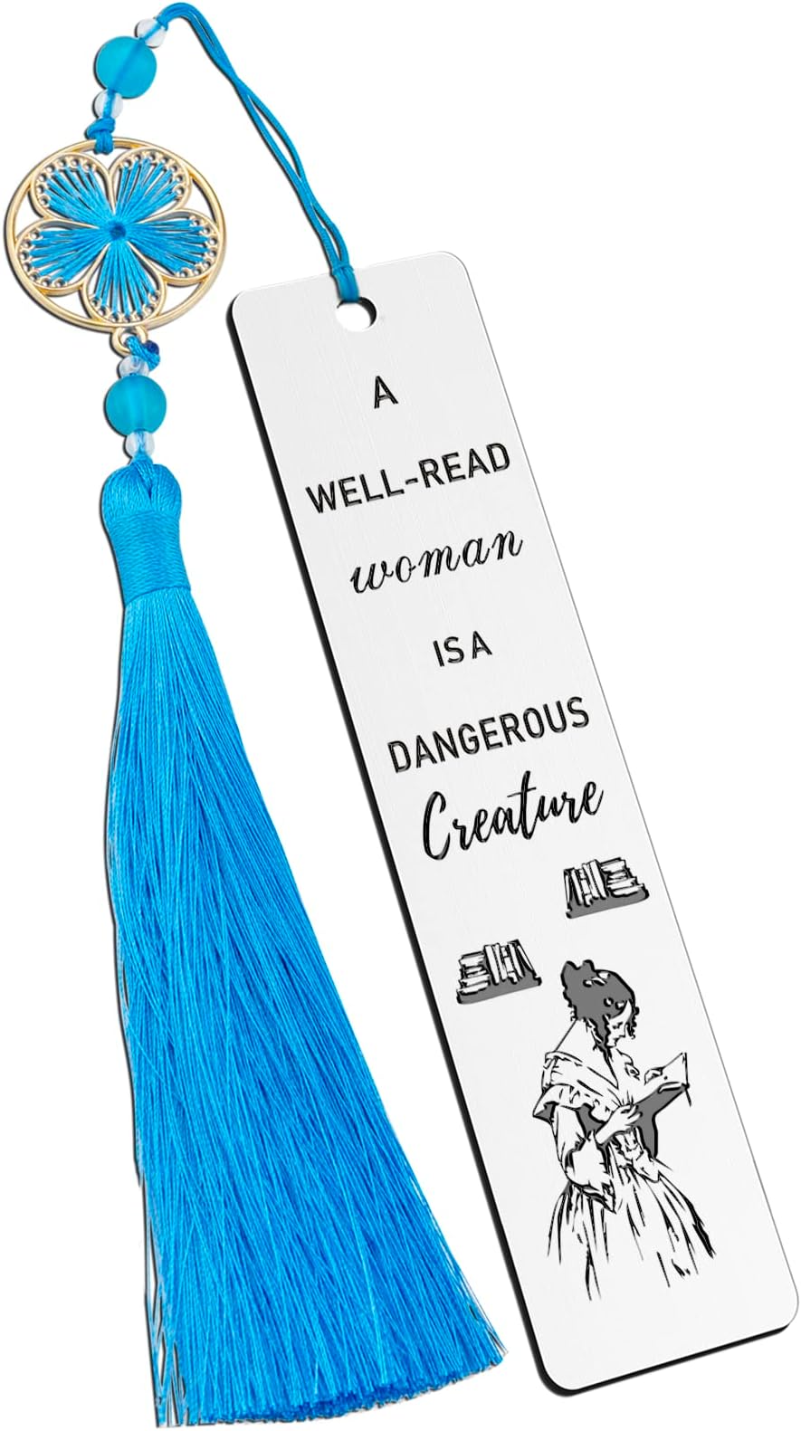 Amazon.com: Book Lover Gift for Woman Inspirational Bookmark Graduation ...