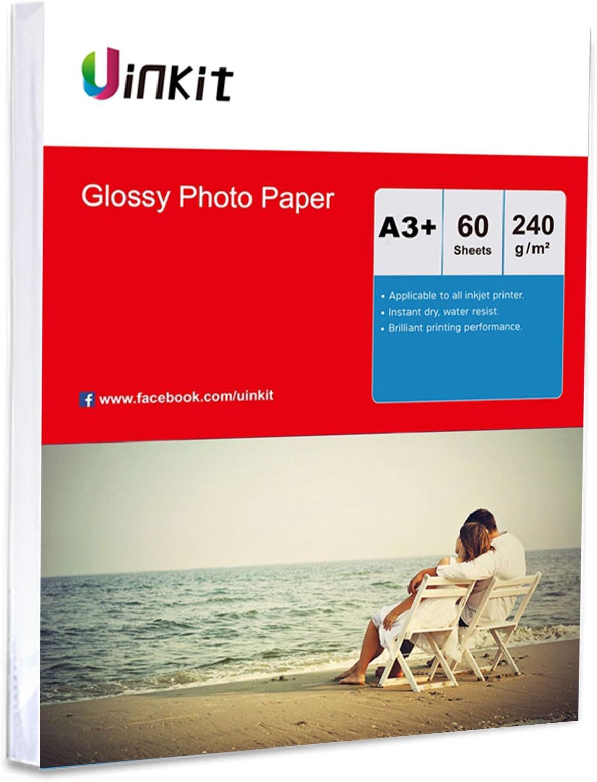 Epson A3 Premium Semi-Gloss Photo Paper A3+ 250gsm 20 Count (Pack of 1 ...