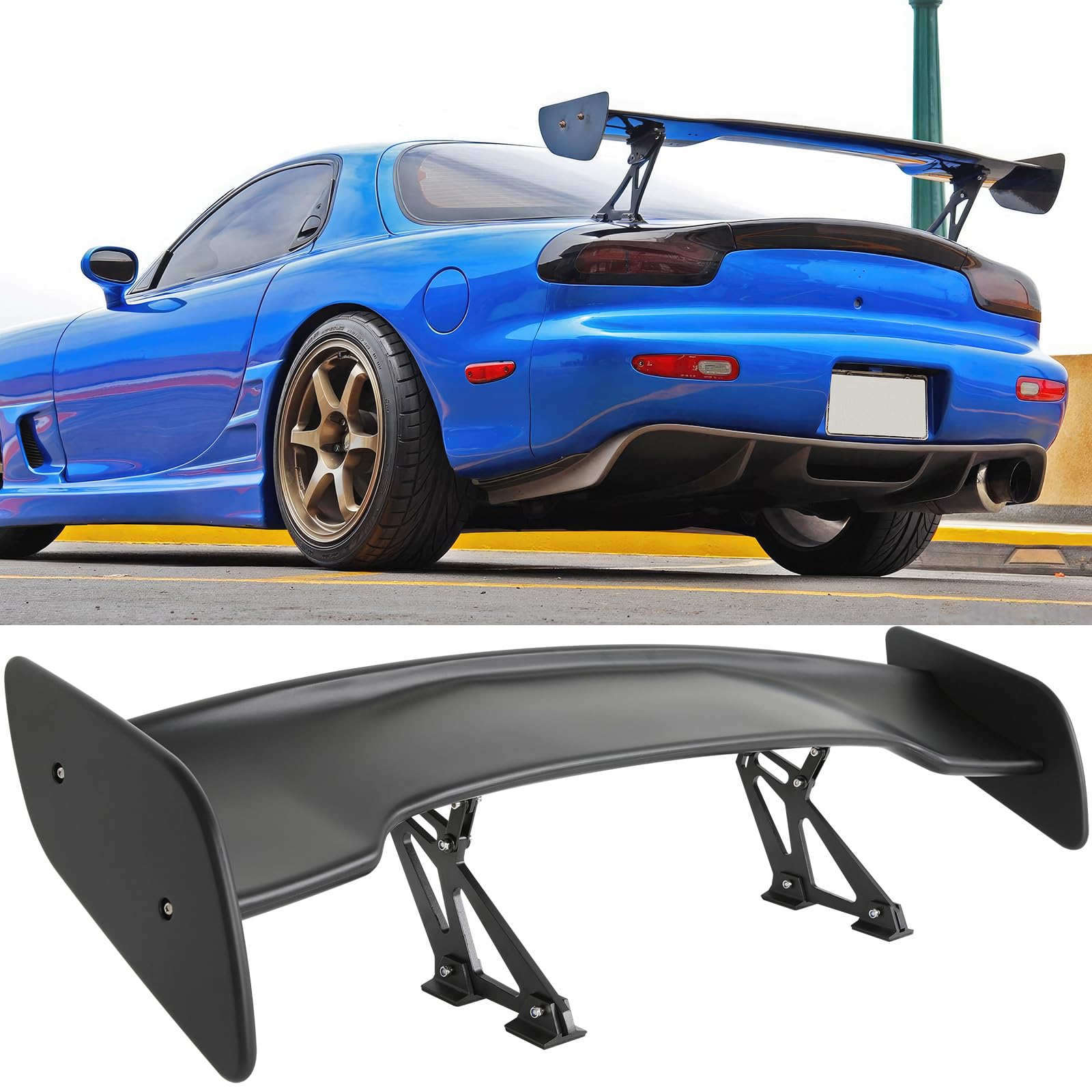 Car Spoiler For Miata Corvette Camaro Mustang Universal 47" GT Style ...