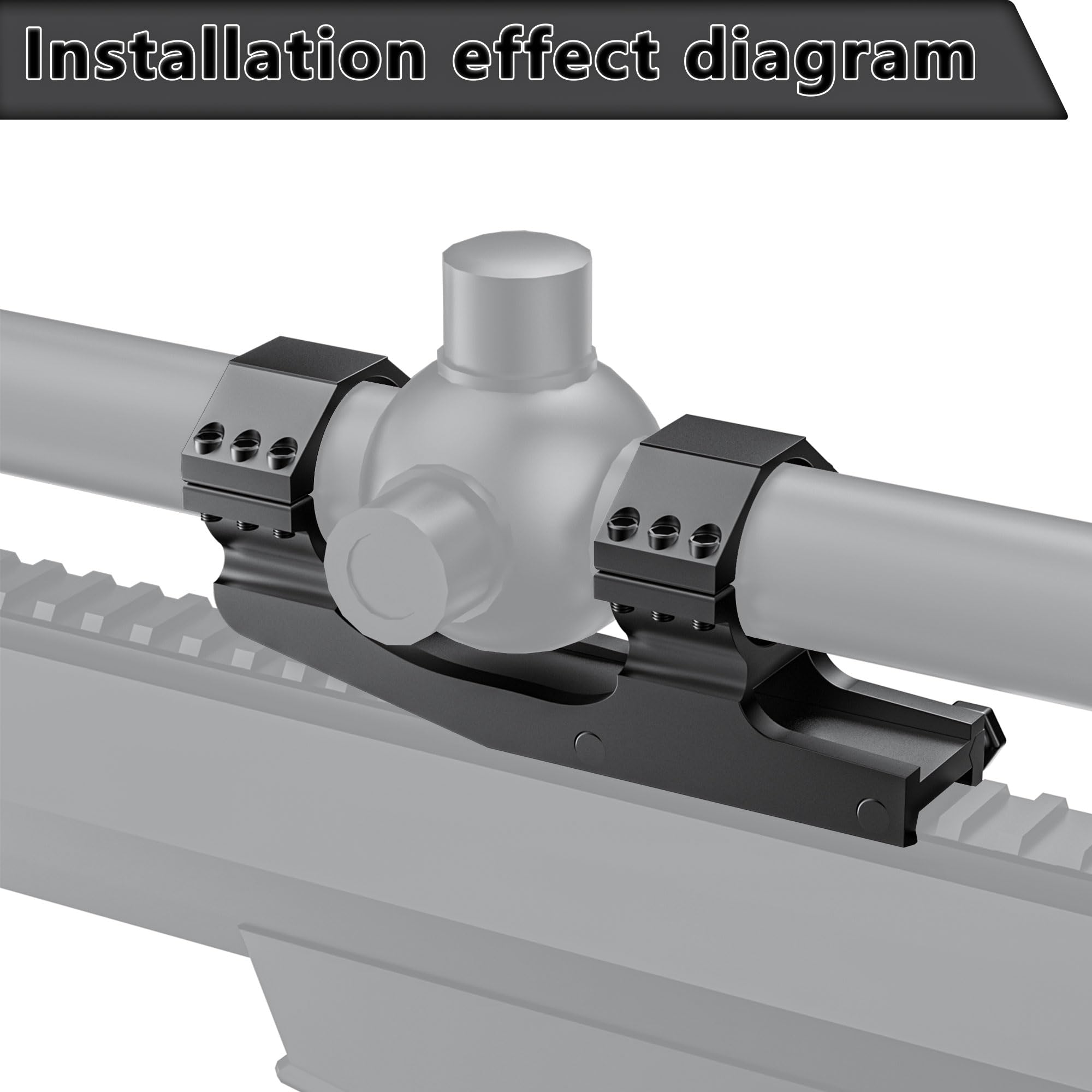 Snapklik.com : Jimtyee Ultralight Cantilever Scope Mounts - Offset Dual ...