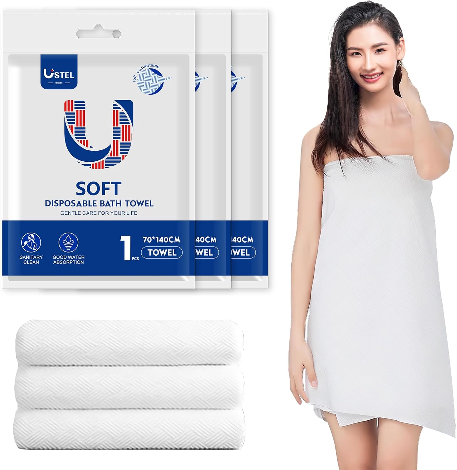 Amazon.com: NDWLNYDM Disposable Bath Towels Portable Soft Towel Set for ...