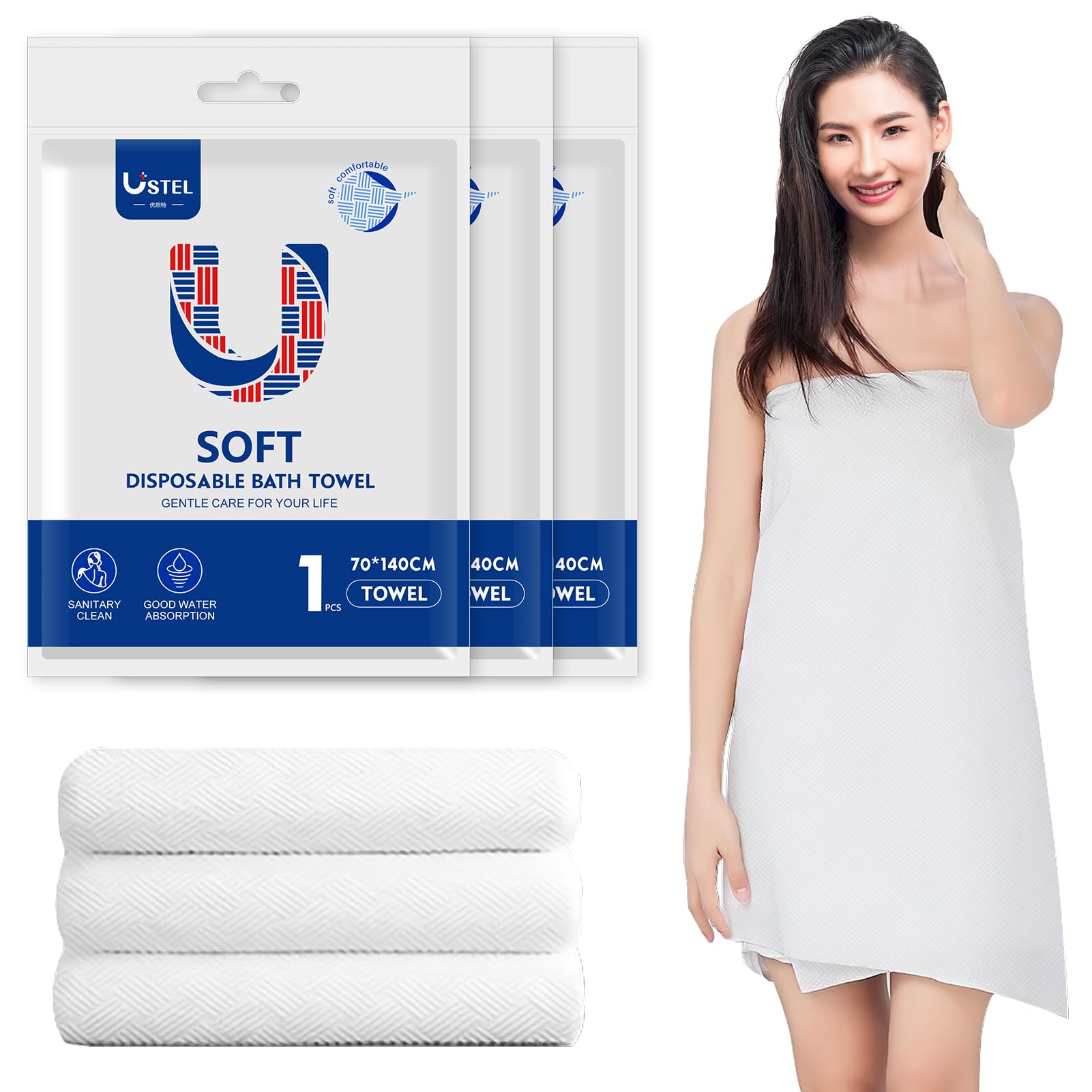 Amazon.com: NDWLNYDM Disposable Bath Towels Portable Soft Towel Set for ...